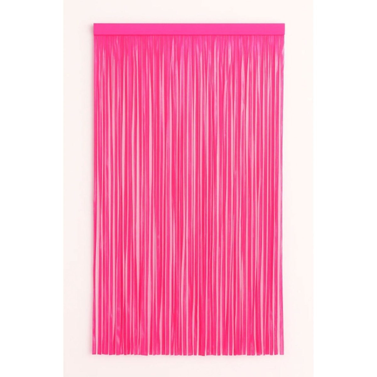 Pink, Neon Collection, Foil Fringe Curtain | Party Expert