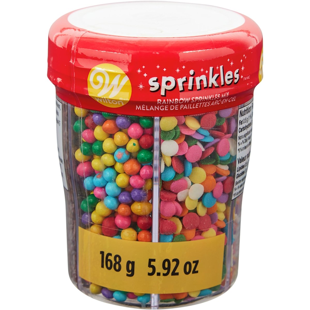 Rainbow Basic Sprinkles 6 Cell, 6,56 Oz, 1 Count | Party Expert