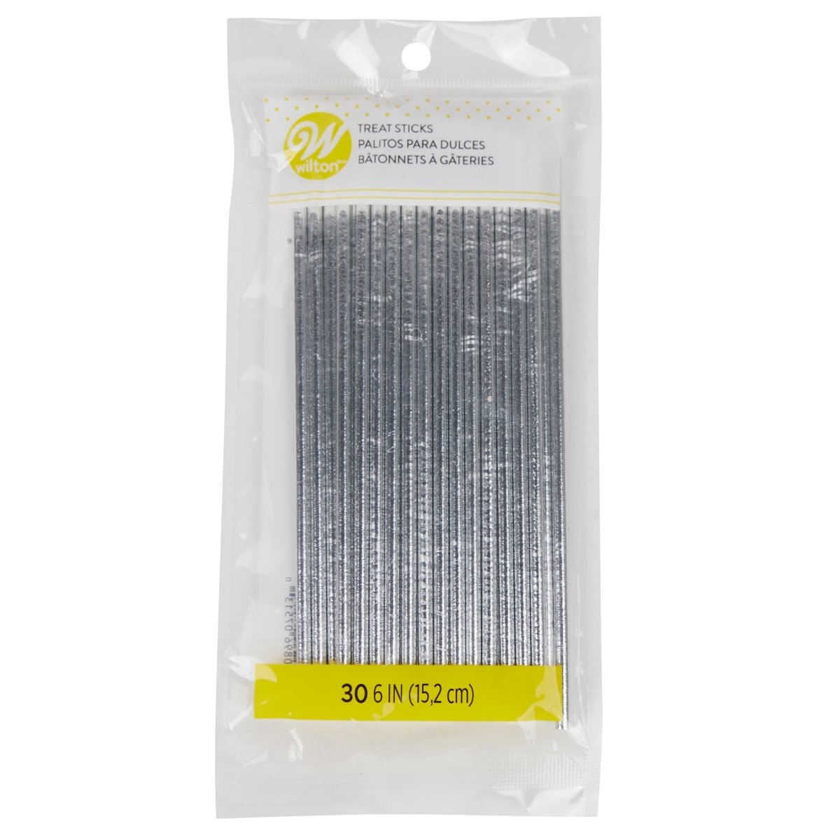 Silver Lollipop Sticks, 6 Inches, 30 Count | Party Expert