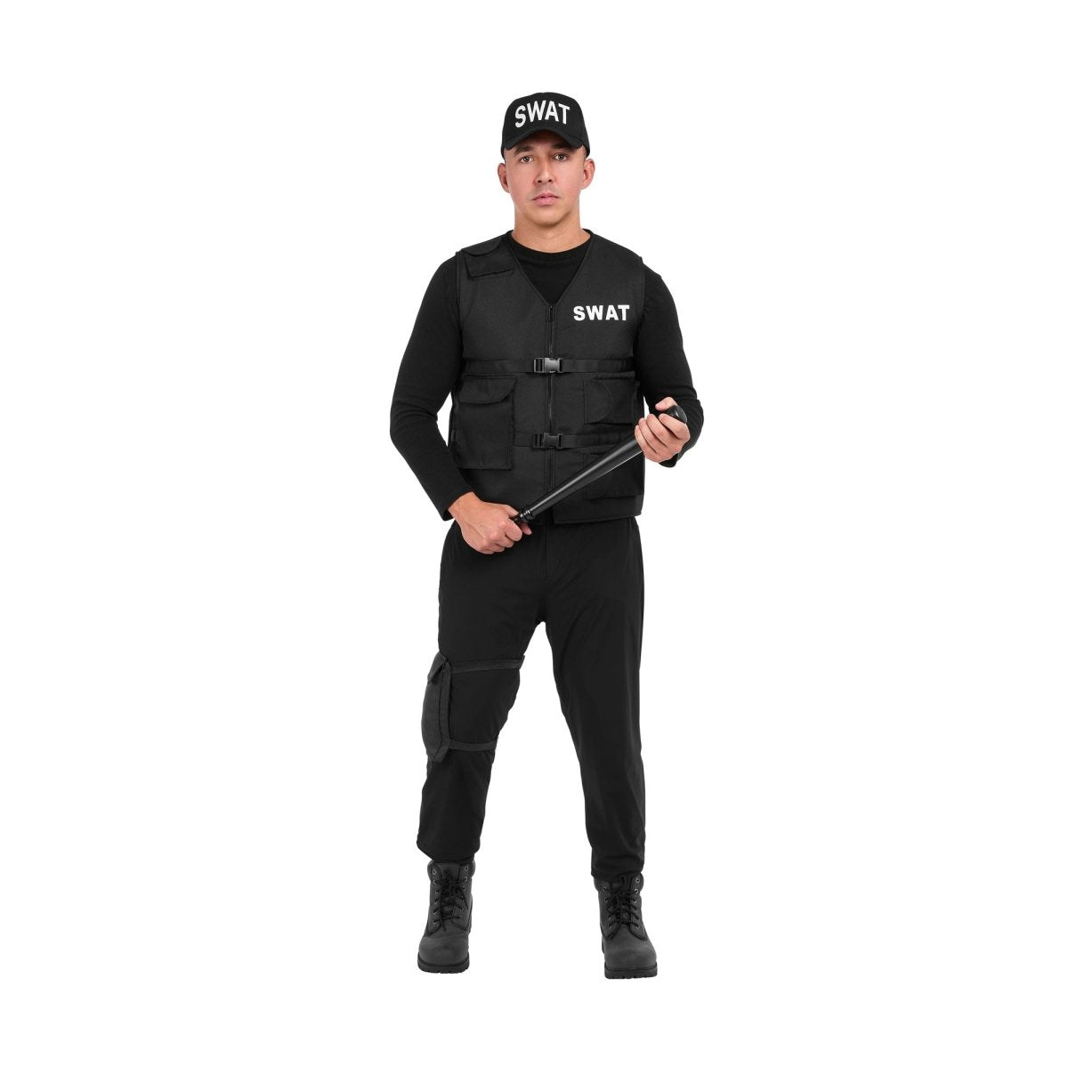 Swat Plus Size Costume for Adults | Party Expert