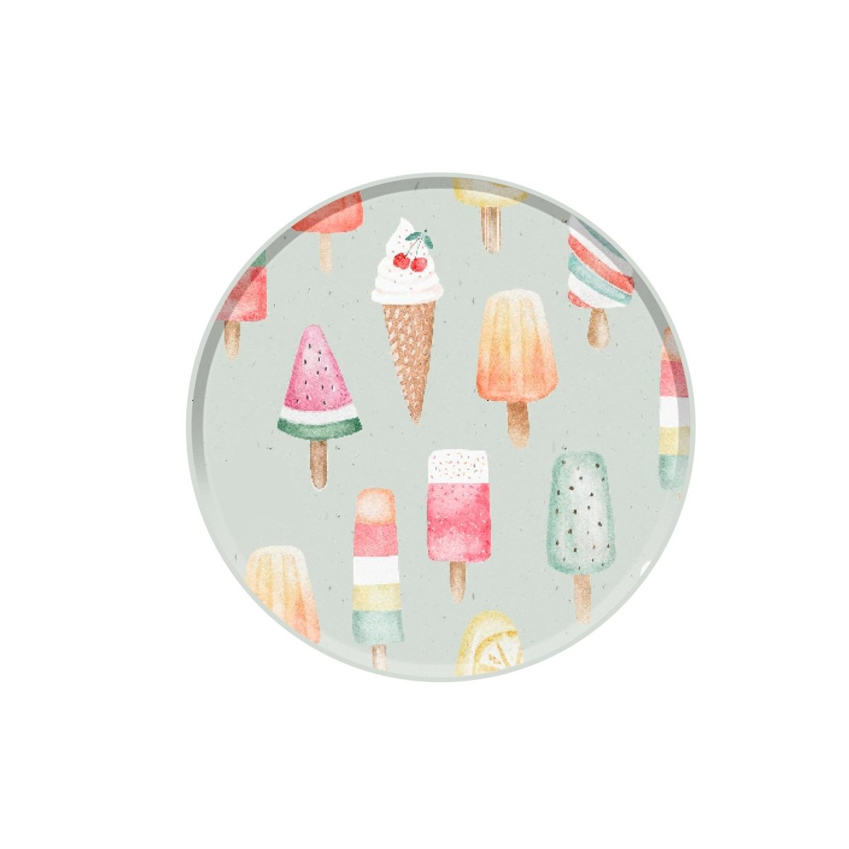 Frosty Delight Birthday Small Dessert Paper Plates | Party Expert