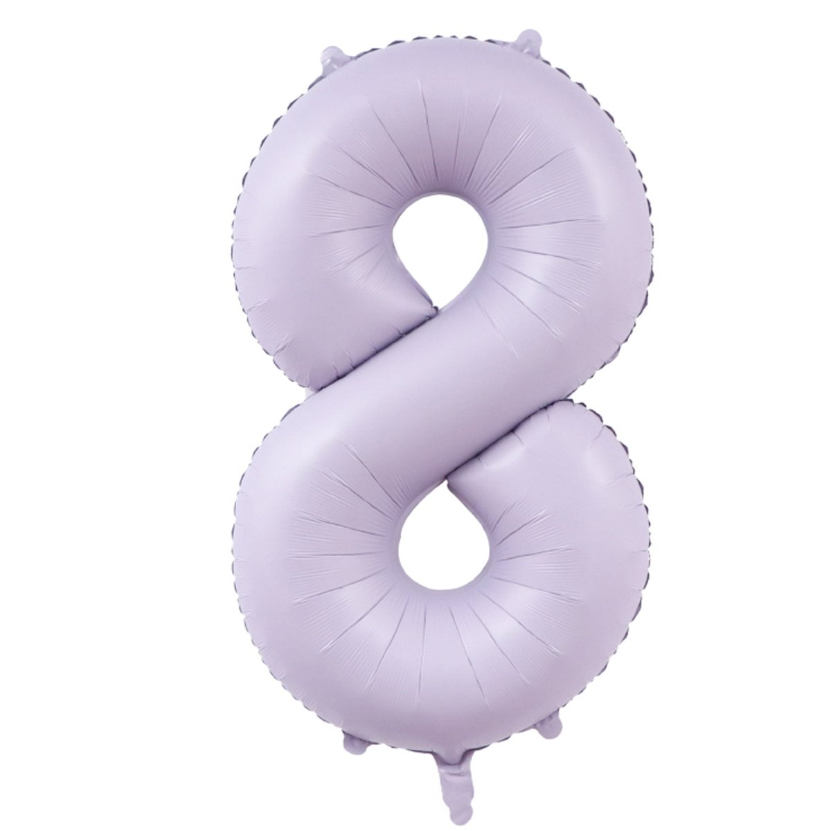 Ballon supershape mylar numéro 8 mauve lilas, 40 pouces | Party Expert