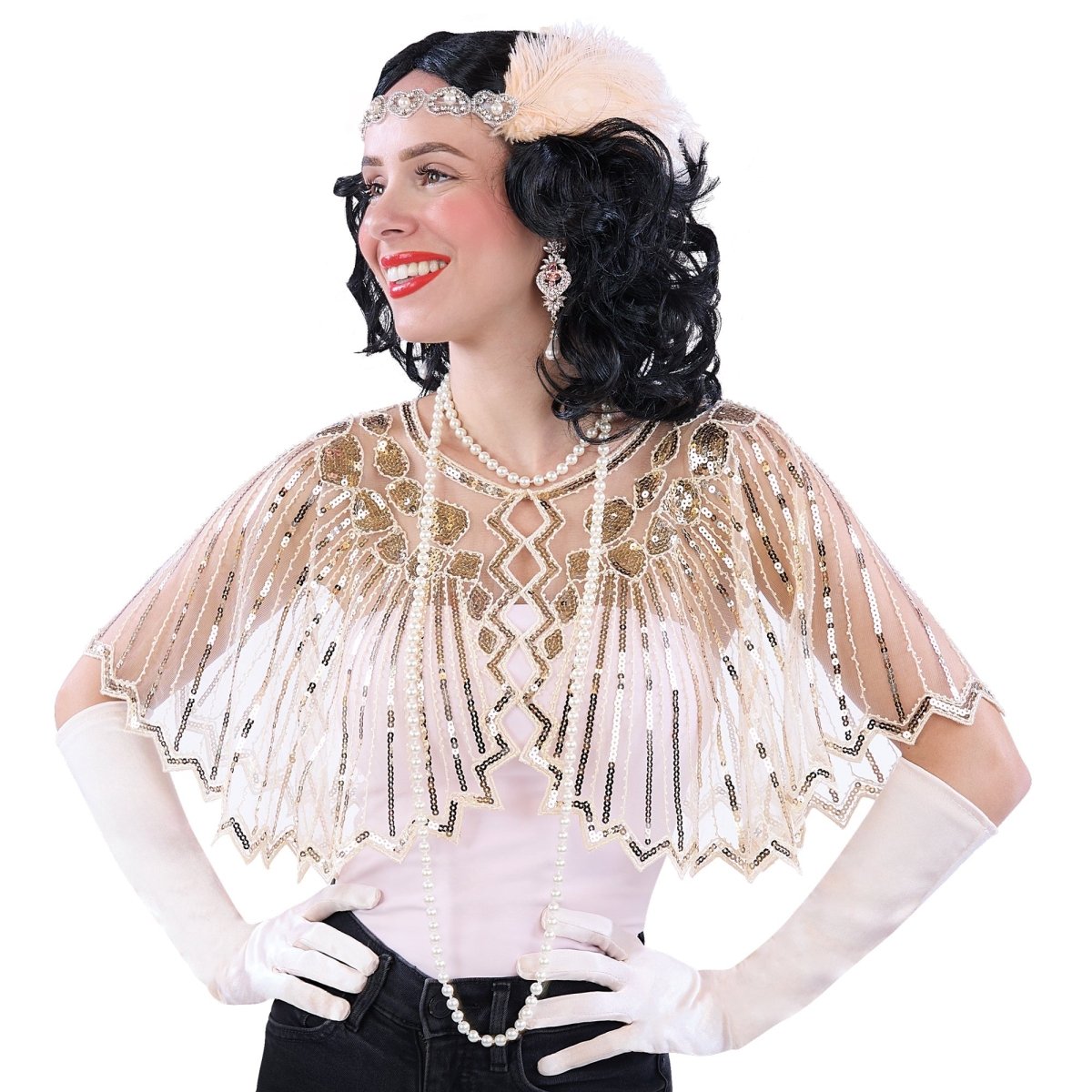 1920s Champagne Gatsby Elegant Set, 5 Count | Party Expert
