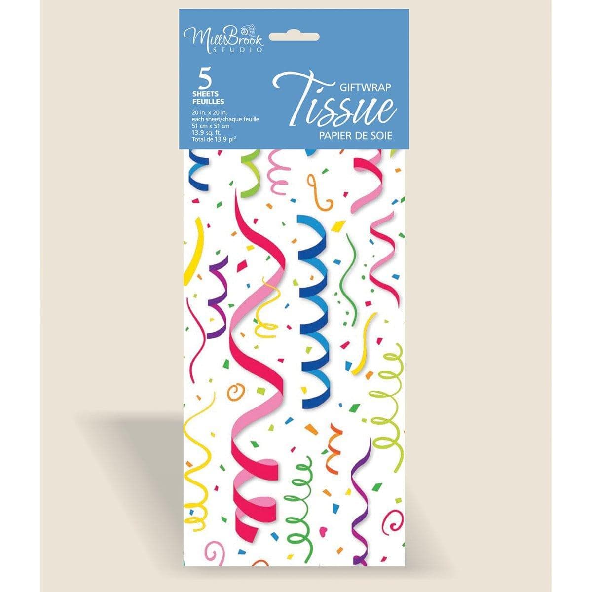 Premium Printed Tissue Paper - Stars, 5 Count – Party Expert