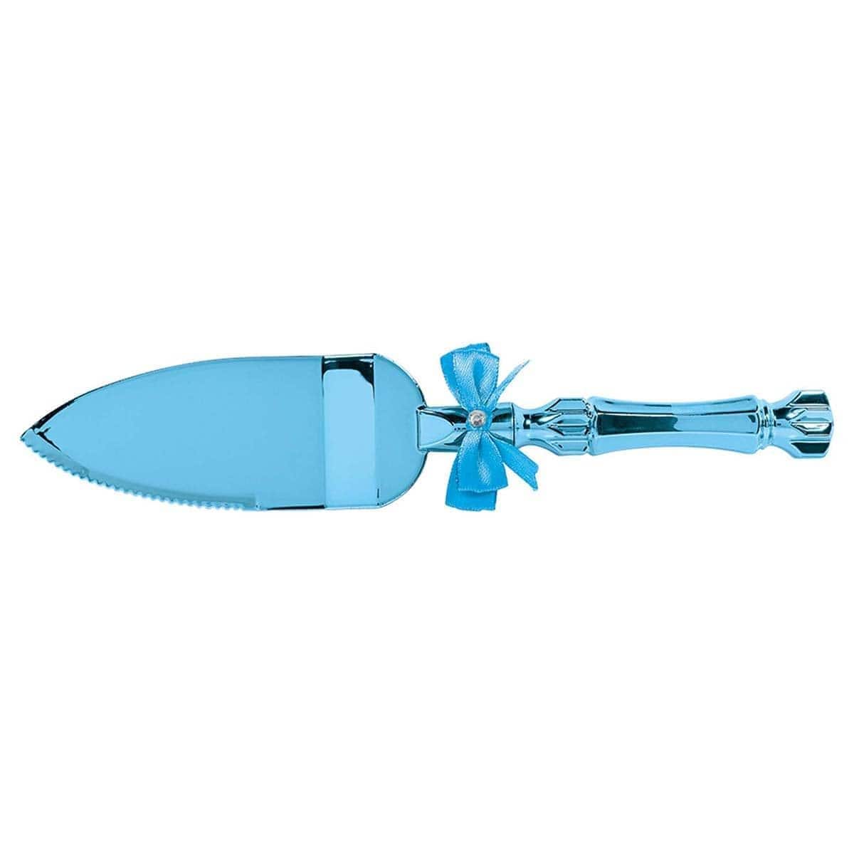 Blue Cake Server, 10 Inches | Party Expert