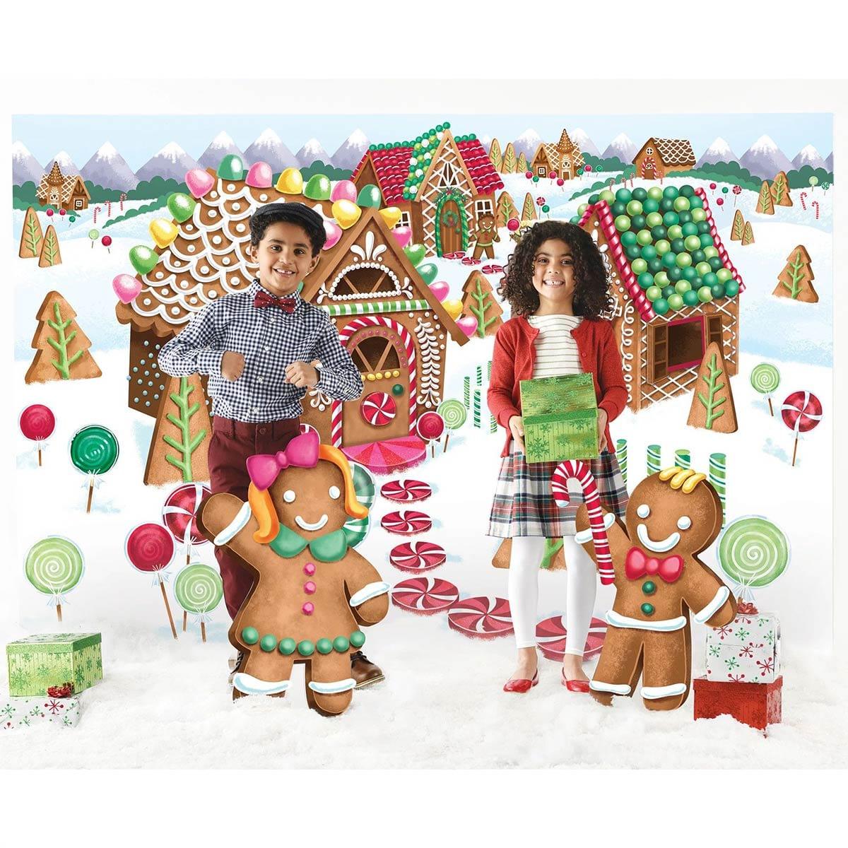 Gingerbread Deluxe Scene Setter | Party Expert