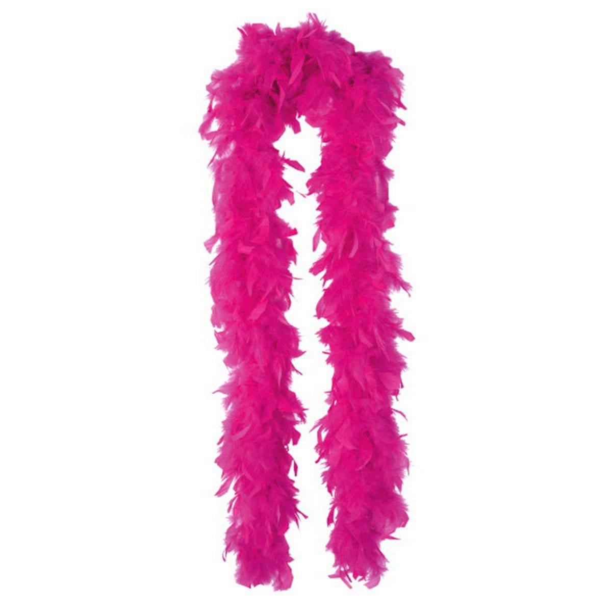 Bright Pink Feather Boa | Party Expert