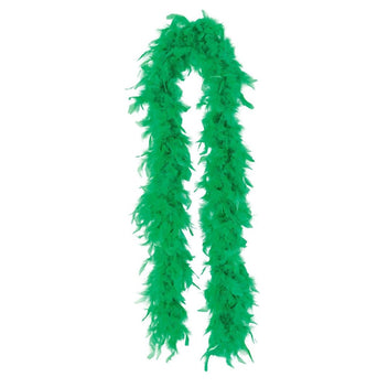 Green Feather Boa, 72 Inches, 1 Count | Party Expert