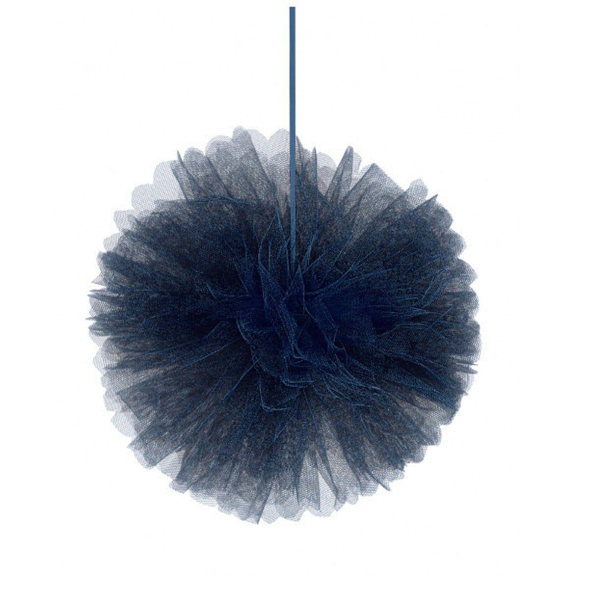 Deluxe Tulle Fluffy Decoration, Navy Blue | Party Expert