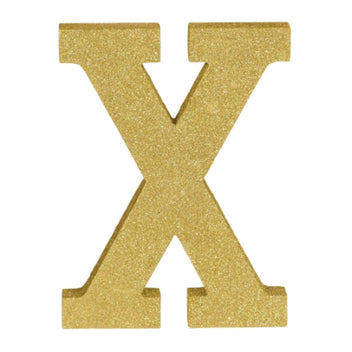 Gold Glitter Letter - X – Party Expert
