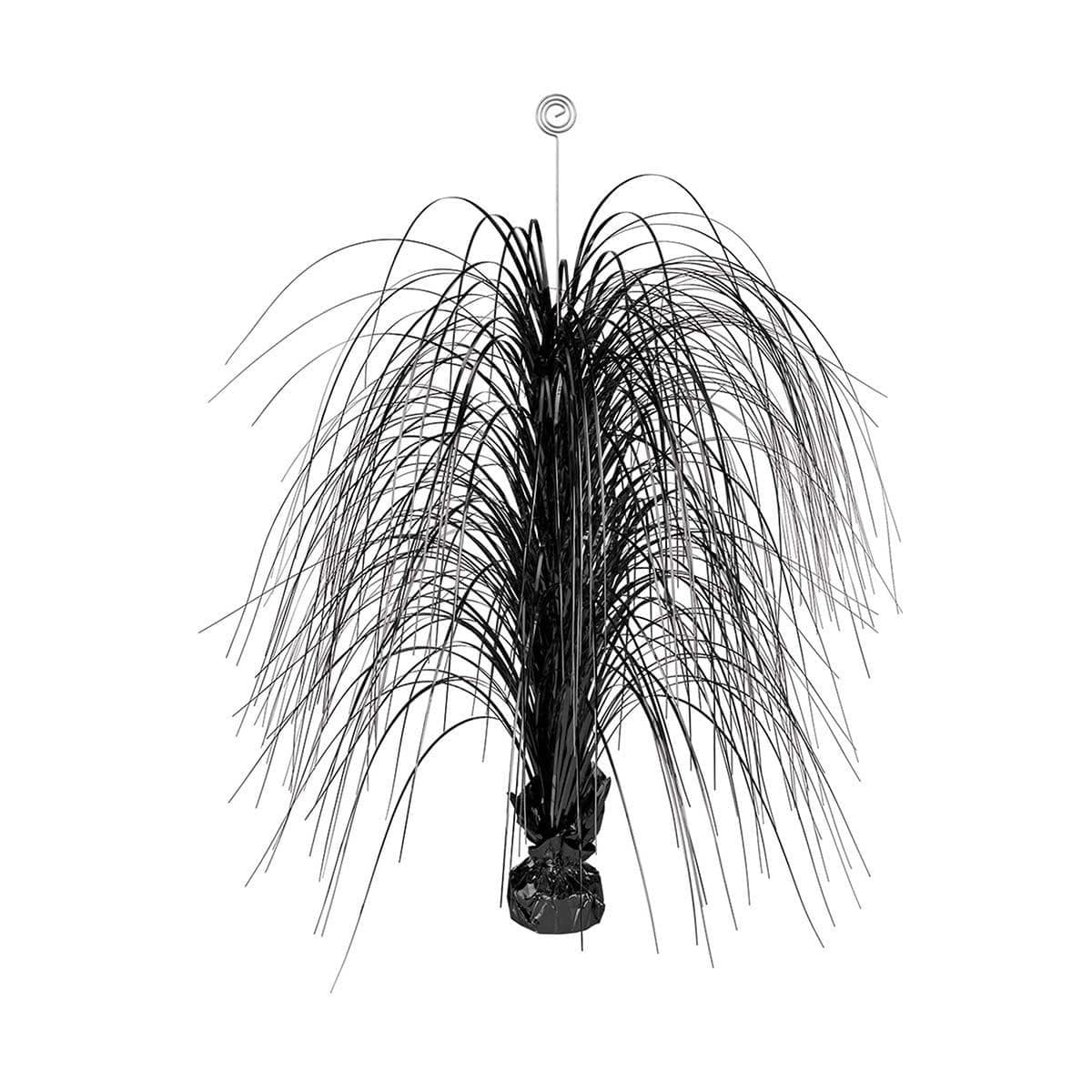 Jet Black Spray Centerpiece, 28 Inches, 1 Count | Party Expert