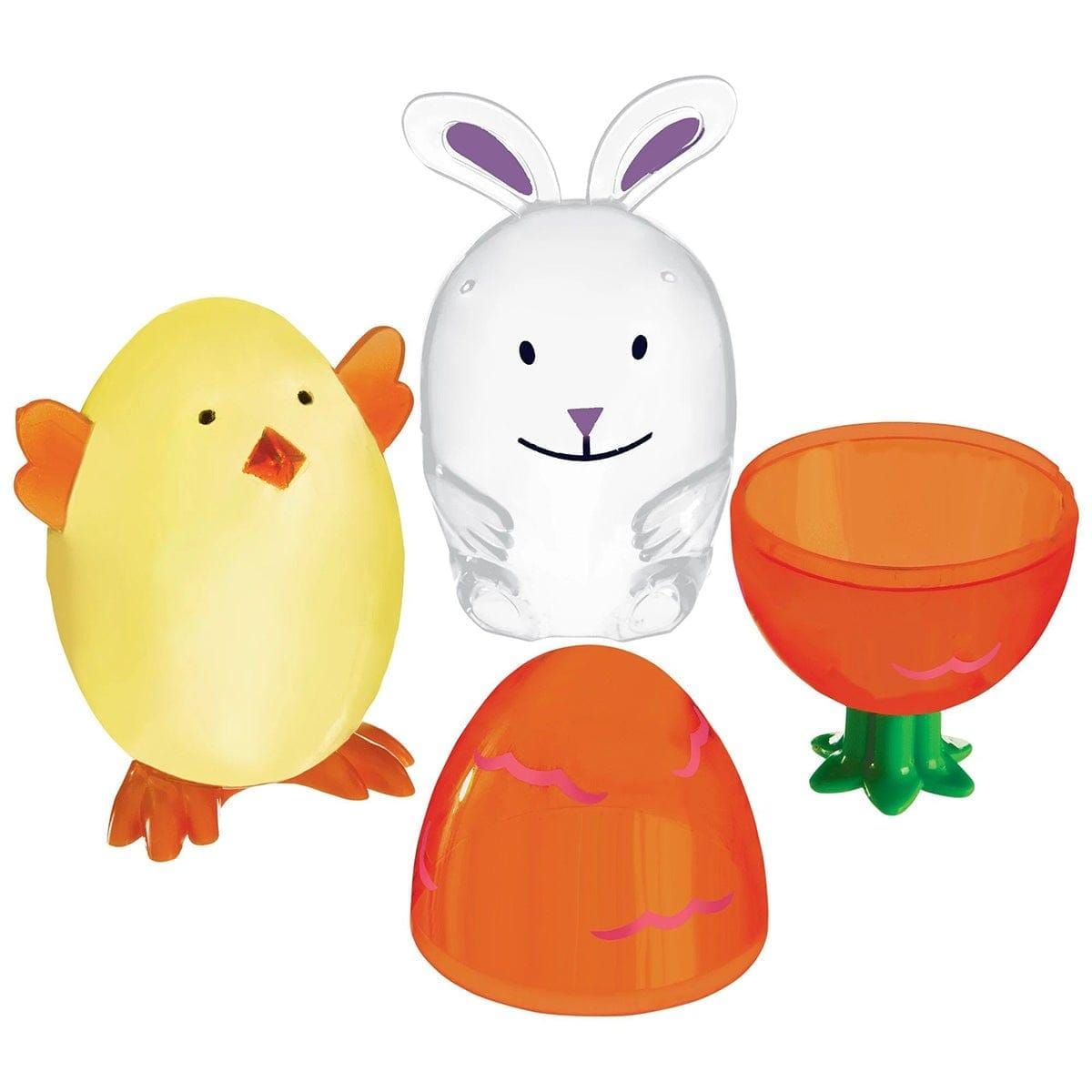 Easter Shaped Fillable Eggs, 6 Count | Party Expert