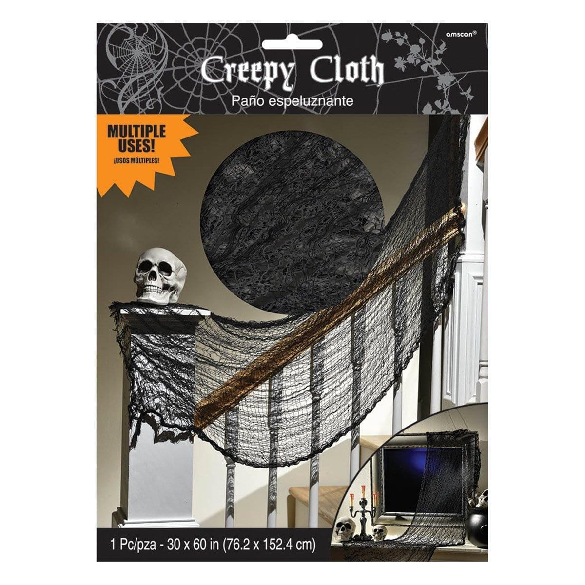 Black Halloween Creepy Cloth | Party Expert