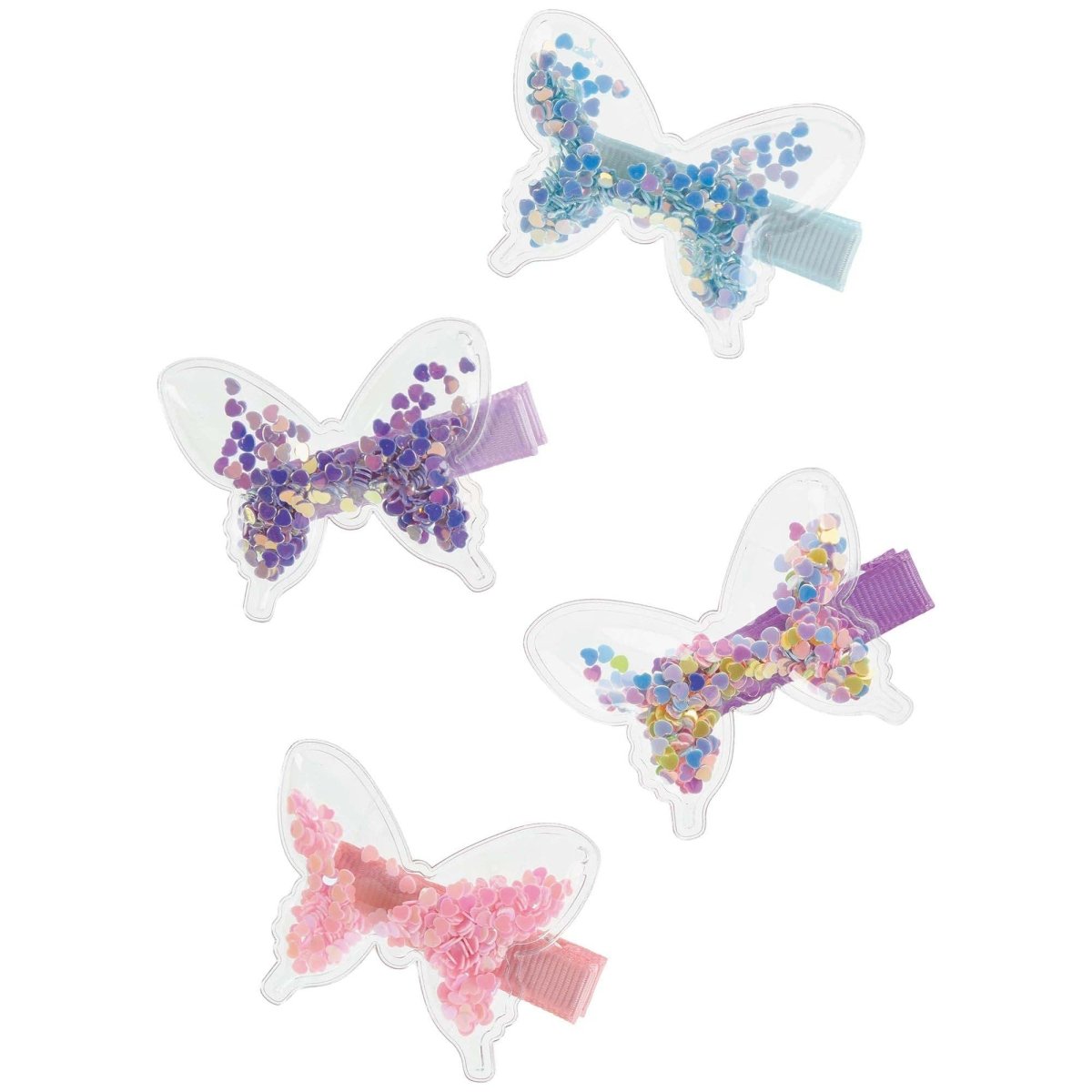 Flutter Party Hair Clips, 4 Count | Party Supplies – Party Expert