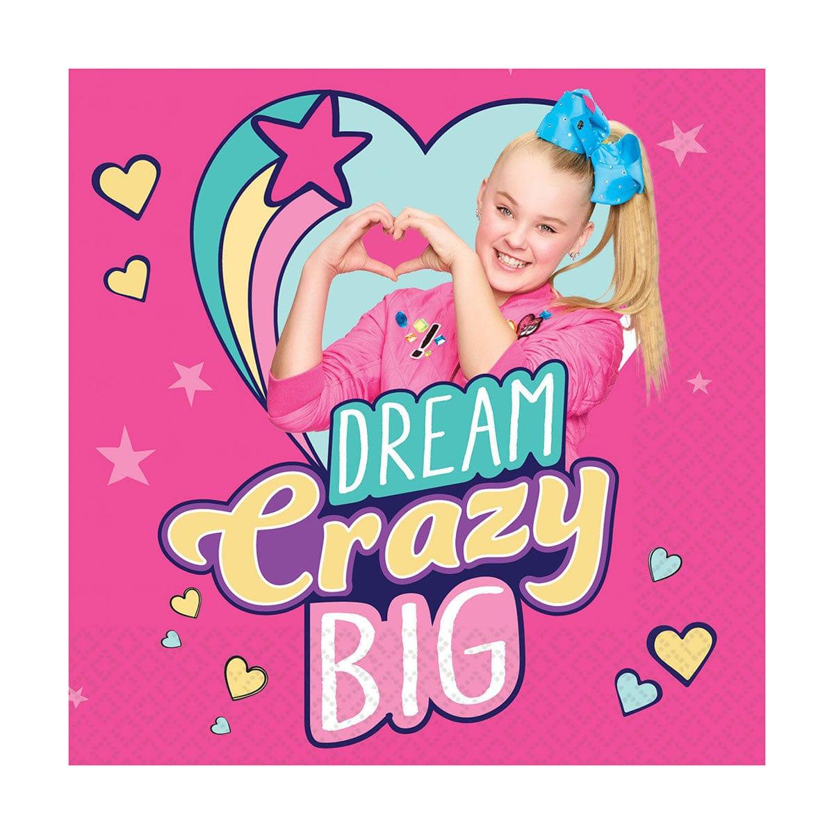 JoJo Siwa Beverage Napkins, 16 Count - Party Supplies – Party Expert