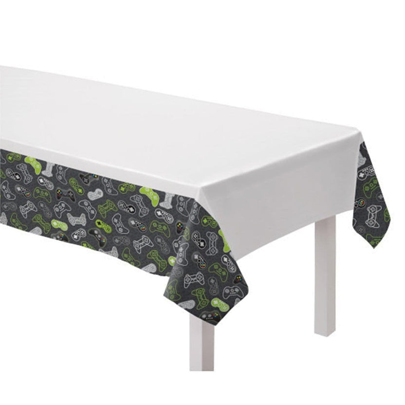 Level Up Gamer Birthday Tablecover | Party Supplies – Party Expert