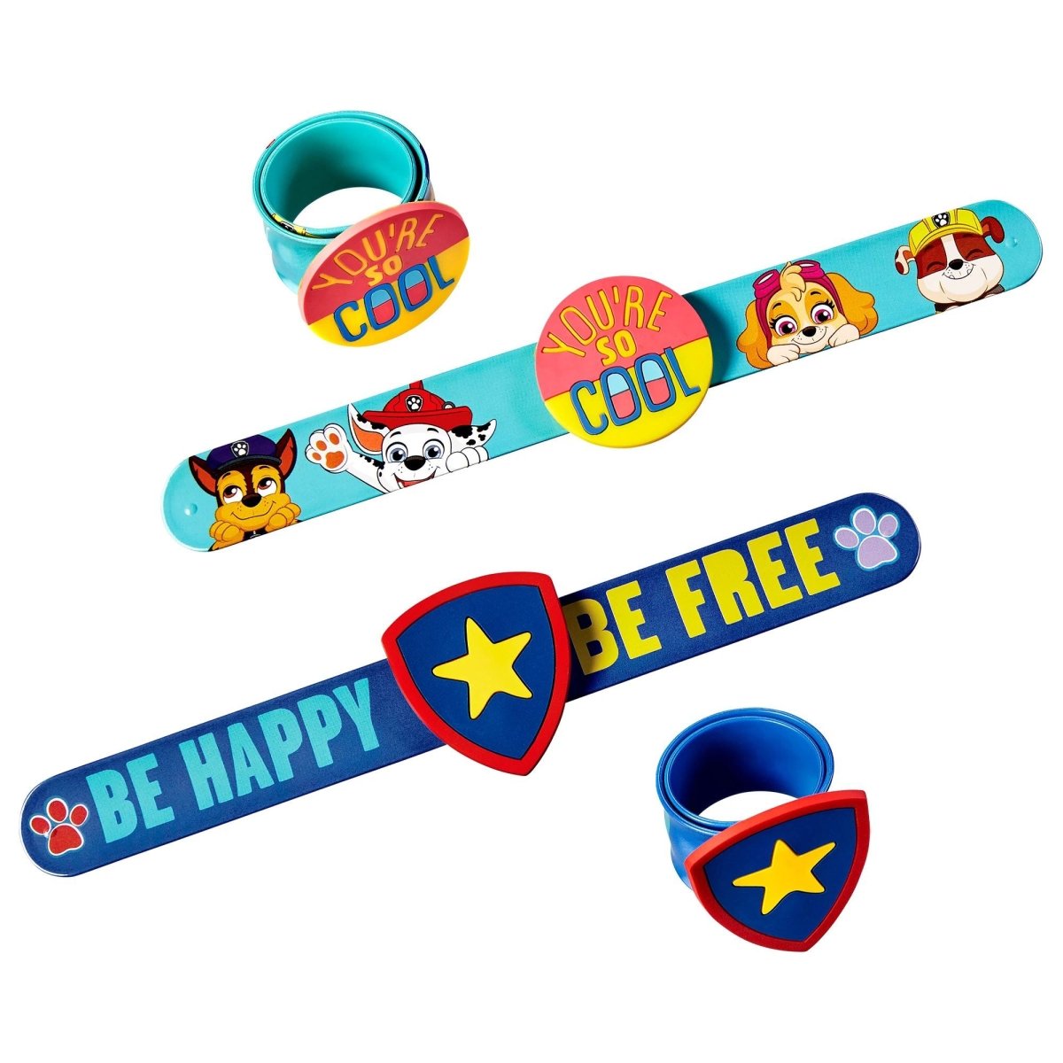 Paw Patrol Slap Bracelet, Assortment, 1 x 9 Inches | Party Supplies ...