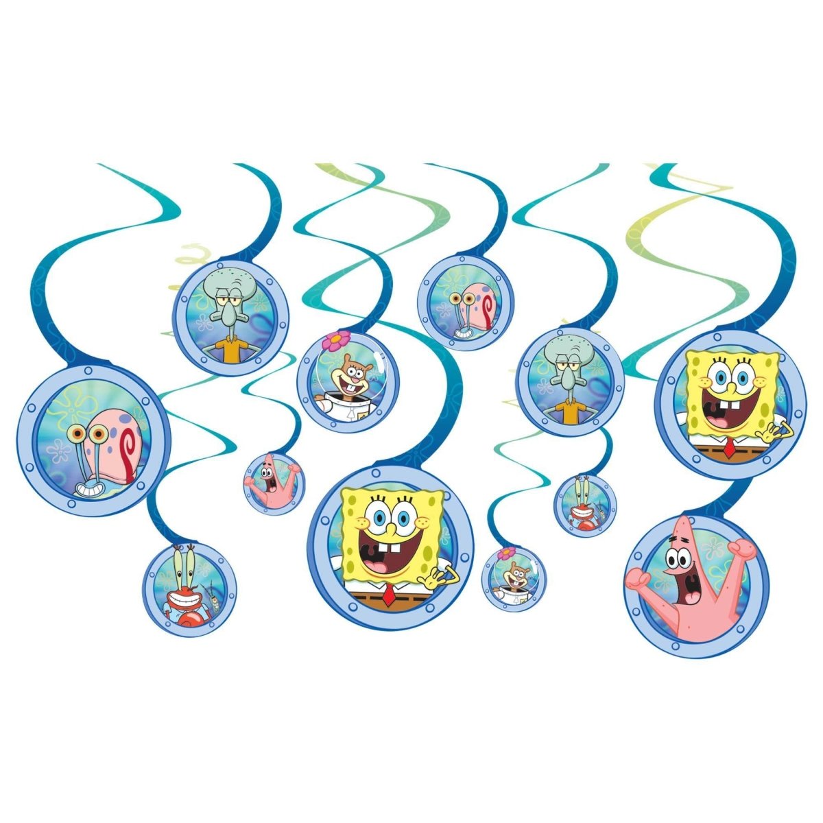 SpongeBob SquarePants Spiral Decoration Kit | Party Supplies – Party Expert