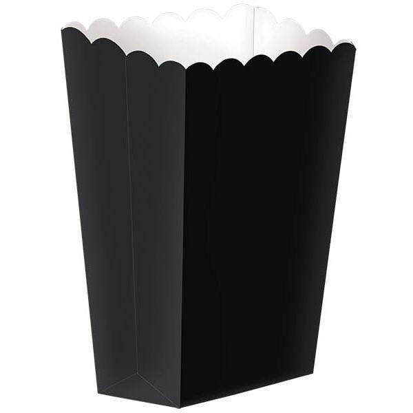 Popcorn Box - Black 5/pkg. – Party Expert