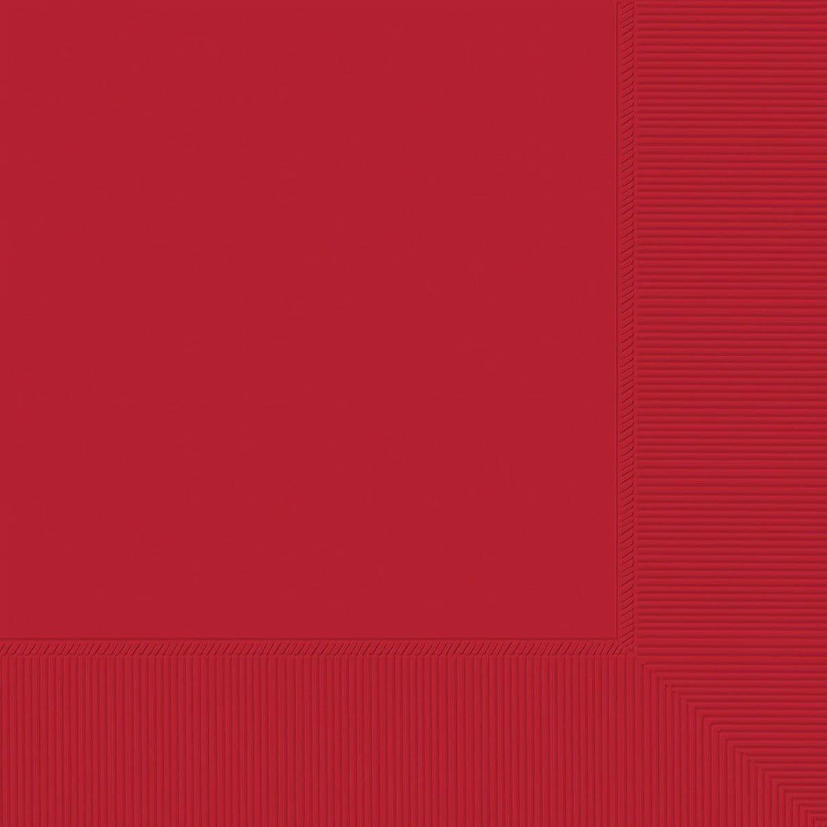 Apple Red Dinner Napkins, 40 Count | Party Expert