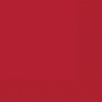 Apple Red Dinner Napkins, 40 Count | Party Expert