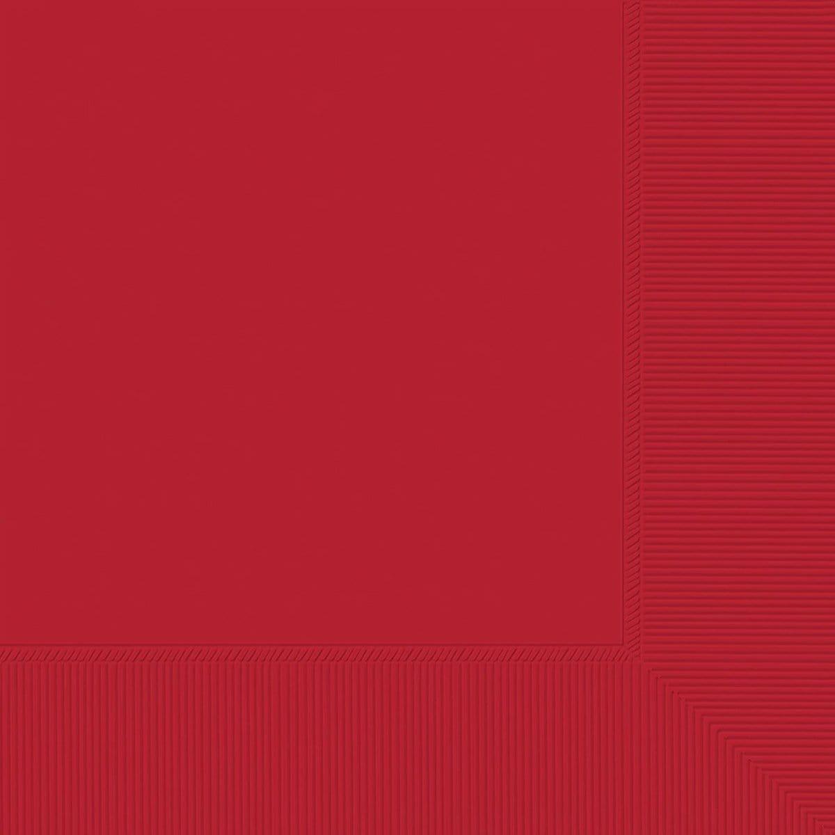 Apple Red Lunch Napkins, 40 Count | Party Expert