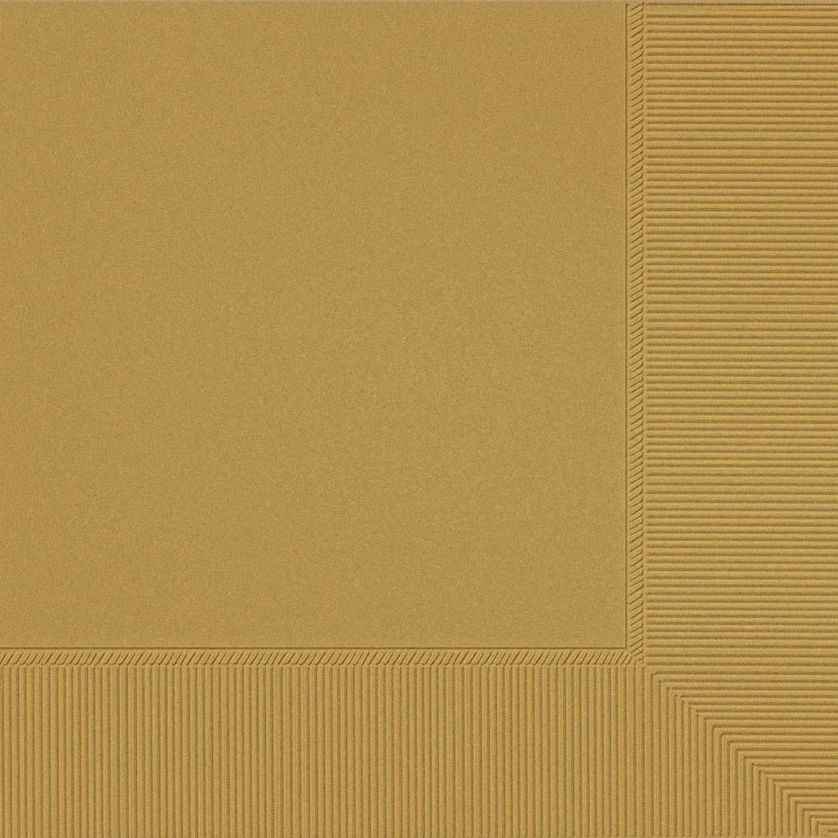 Gold Lunch Napkins, 40 Count | Party Expert