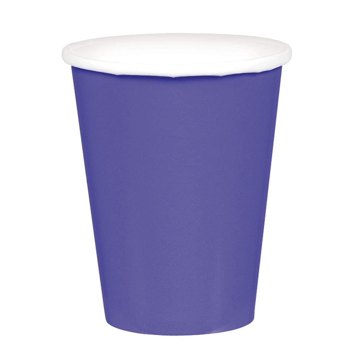 New Purple Paper Cups, 9 oz., 20 Count | Party Expert