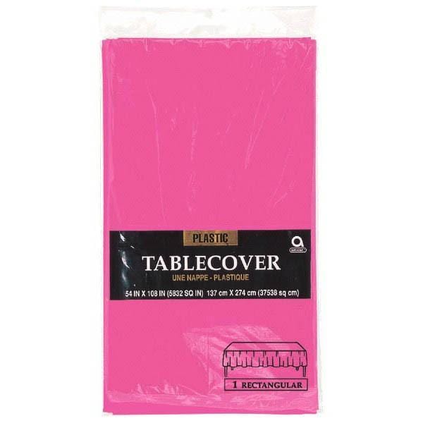 Plastic Tablecover - Bright Pink – Party Expert