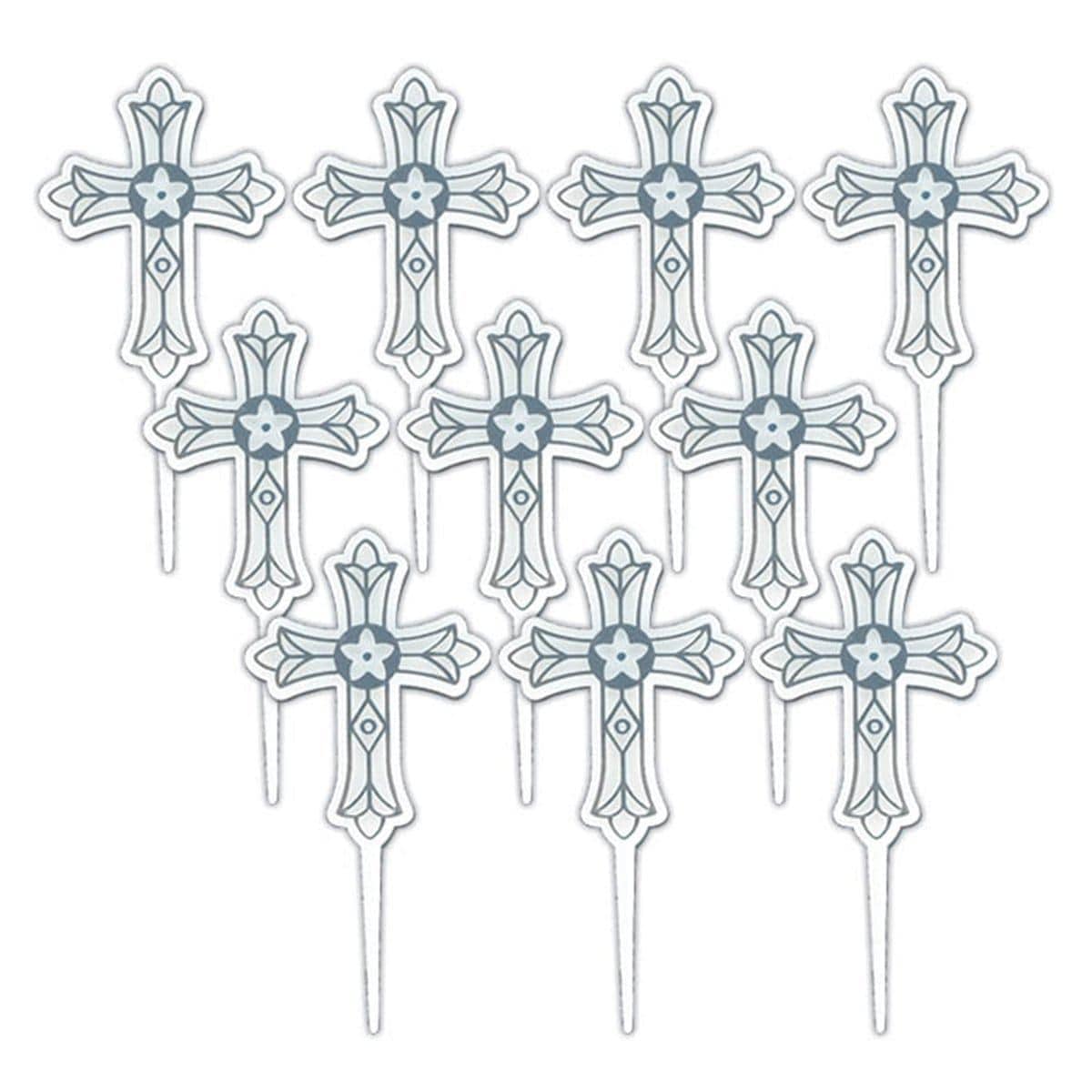 Cross Shaped Picks 3 In. 36/pkg. – Party Expert