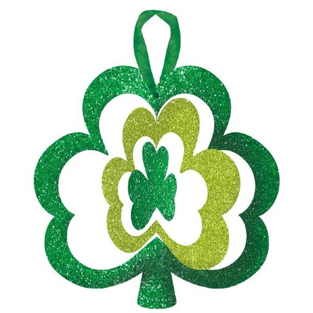 St Patrick's Day Spinning Shamrock Sign – Party Expert