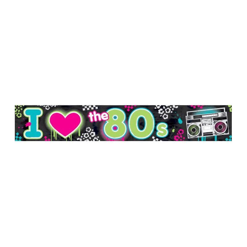 80's Foil Banner | Party Expert