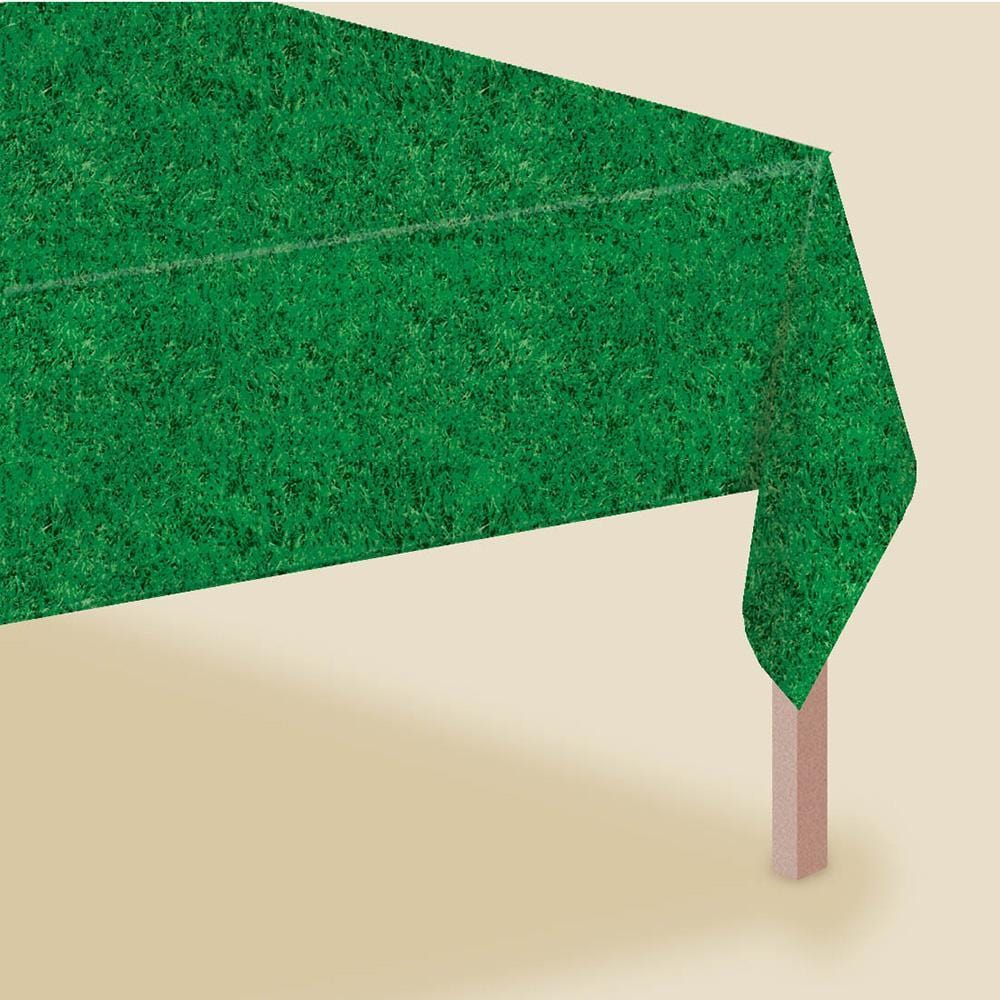 Grass Printed Plastic Tablecover | Party Expert