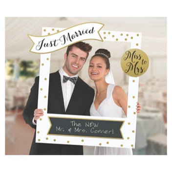 Just Married' Giant Photo Frame – Party Expert