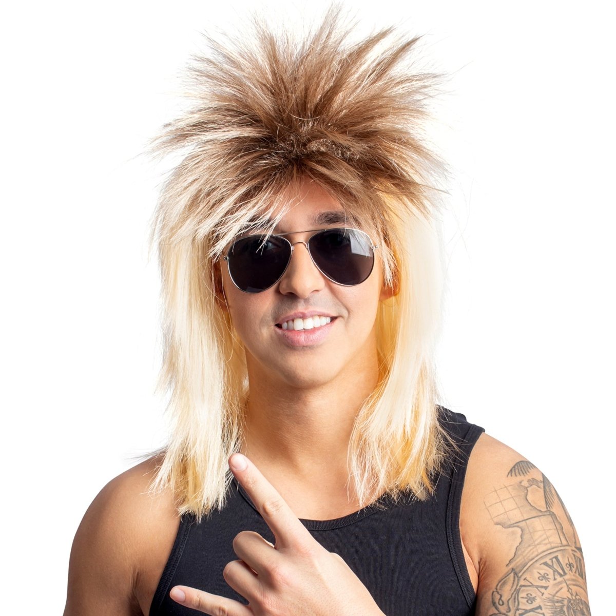 Blond Rocker Wig for Adults | Party Expert
