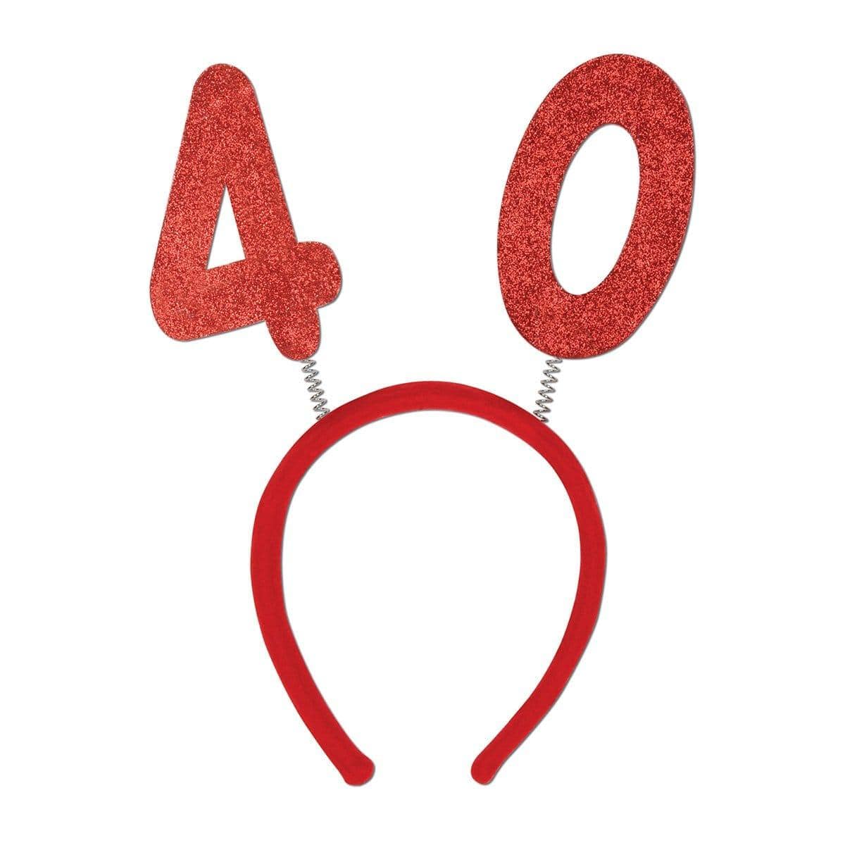 Head Boppers Red - 40th Birthday – Party Expert