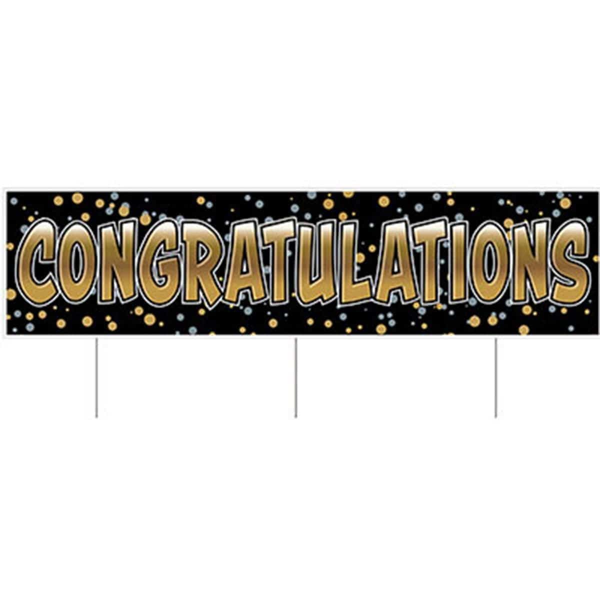Congratulations Yard Sign | Party Expert