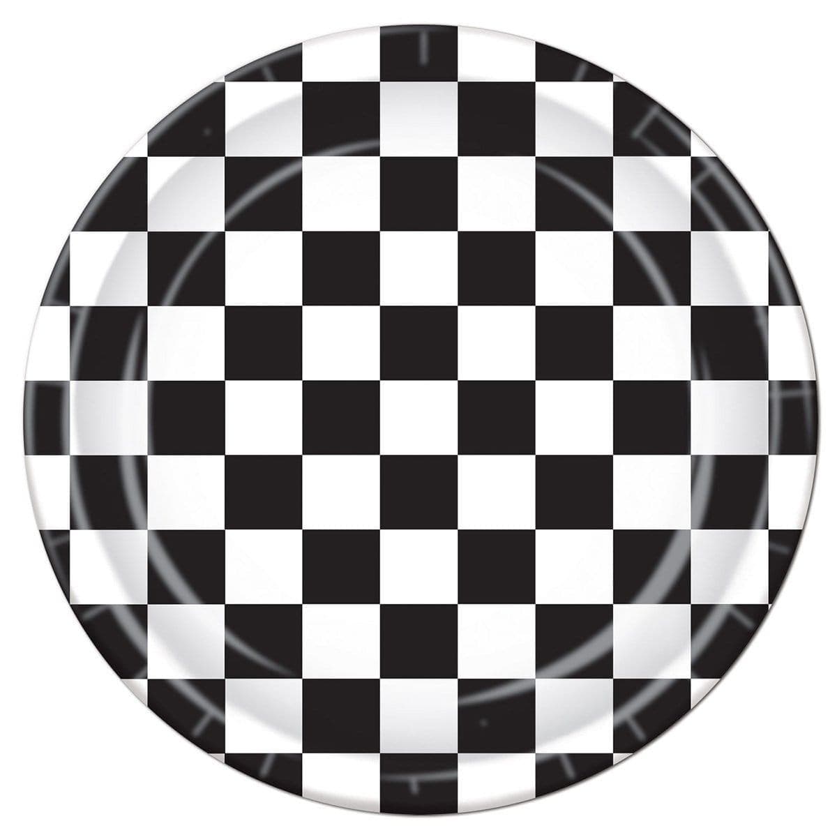 Checkered Paper Plates 9 Inches | Party Expert