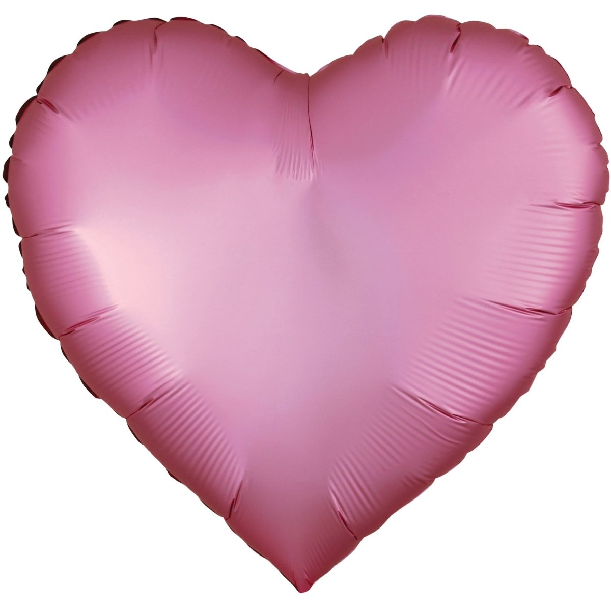 Satin Luxe Pink Petal Heart Shaped Foil Balloon | Party Expert