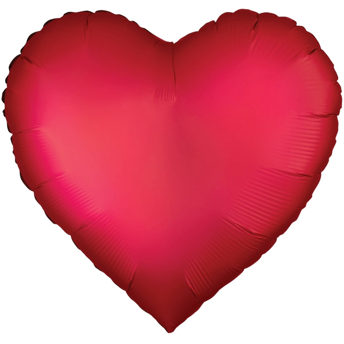 Satin Luxe Red Kiss of Fire Heart Shaped Foil Balloon | Party Expert