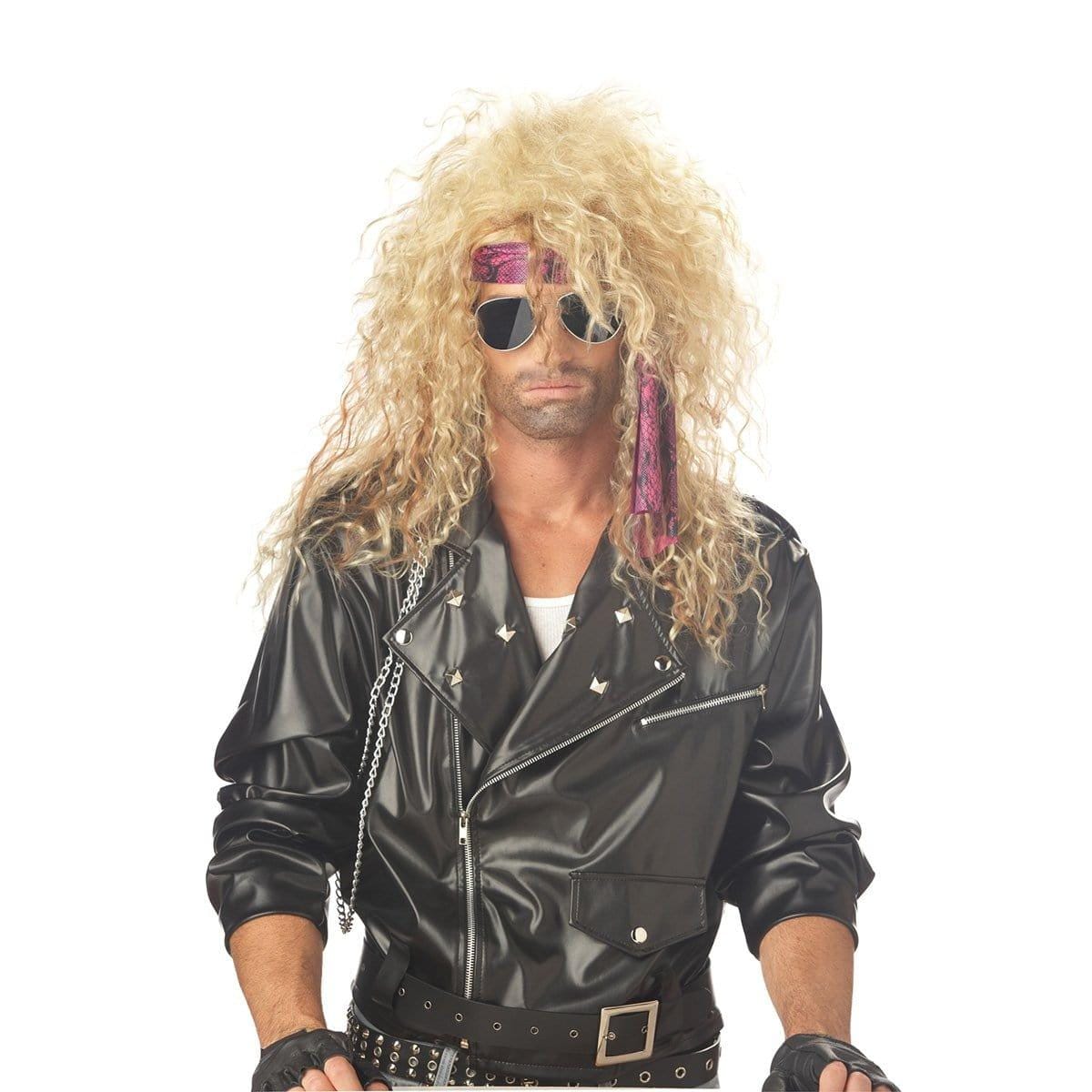 Heavy Metal Rocker Wig for Men | Party Expert