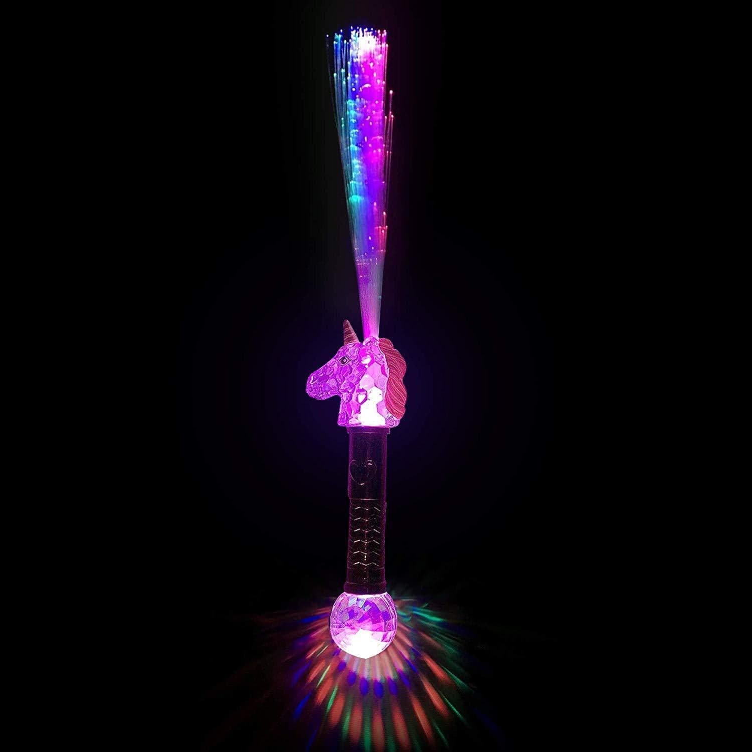 Led Fiber Optic Unicorn Wands Asst. – Party Expert