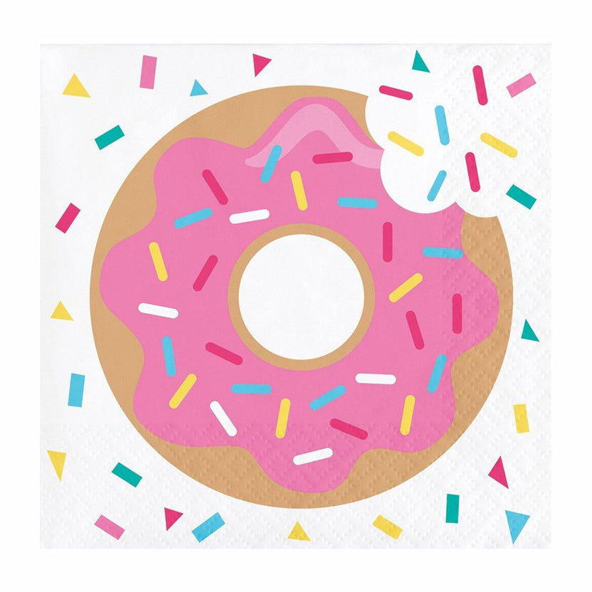 Donut Time Beverage Napkins | Party Supplies – Party Expert