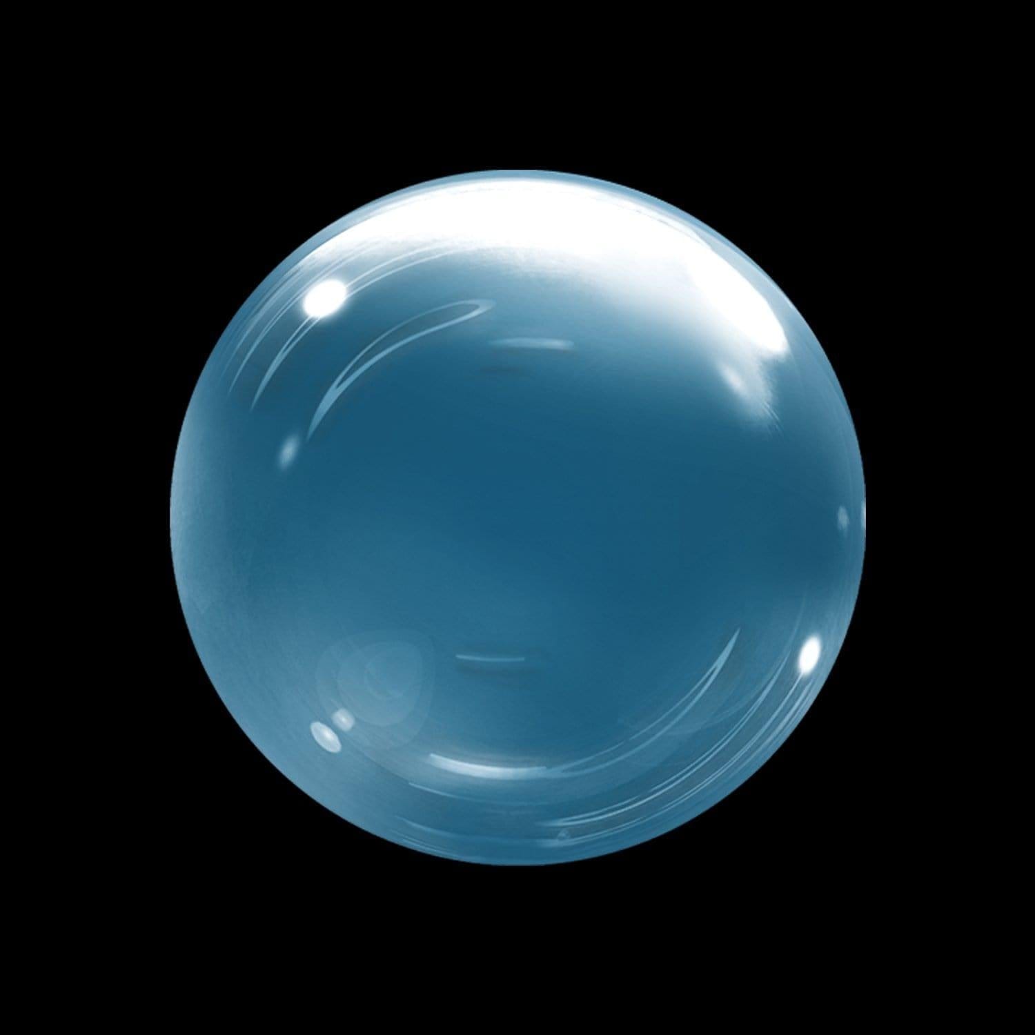 Bubble Balloon, Crystal Blue, 24 Inches – Party Expert