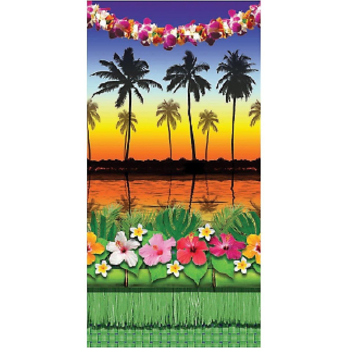 Luau Sunset Backdrop | Party Expert