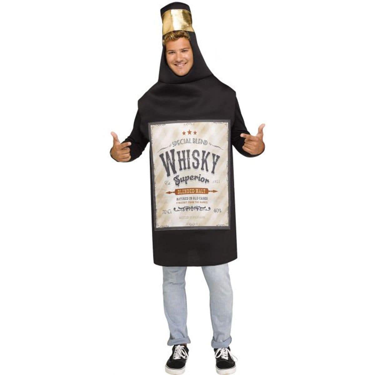 Bottle Of Whisky Costume for Adults | Party Expert