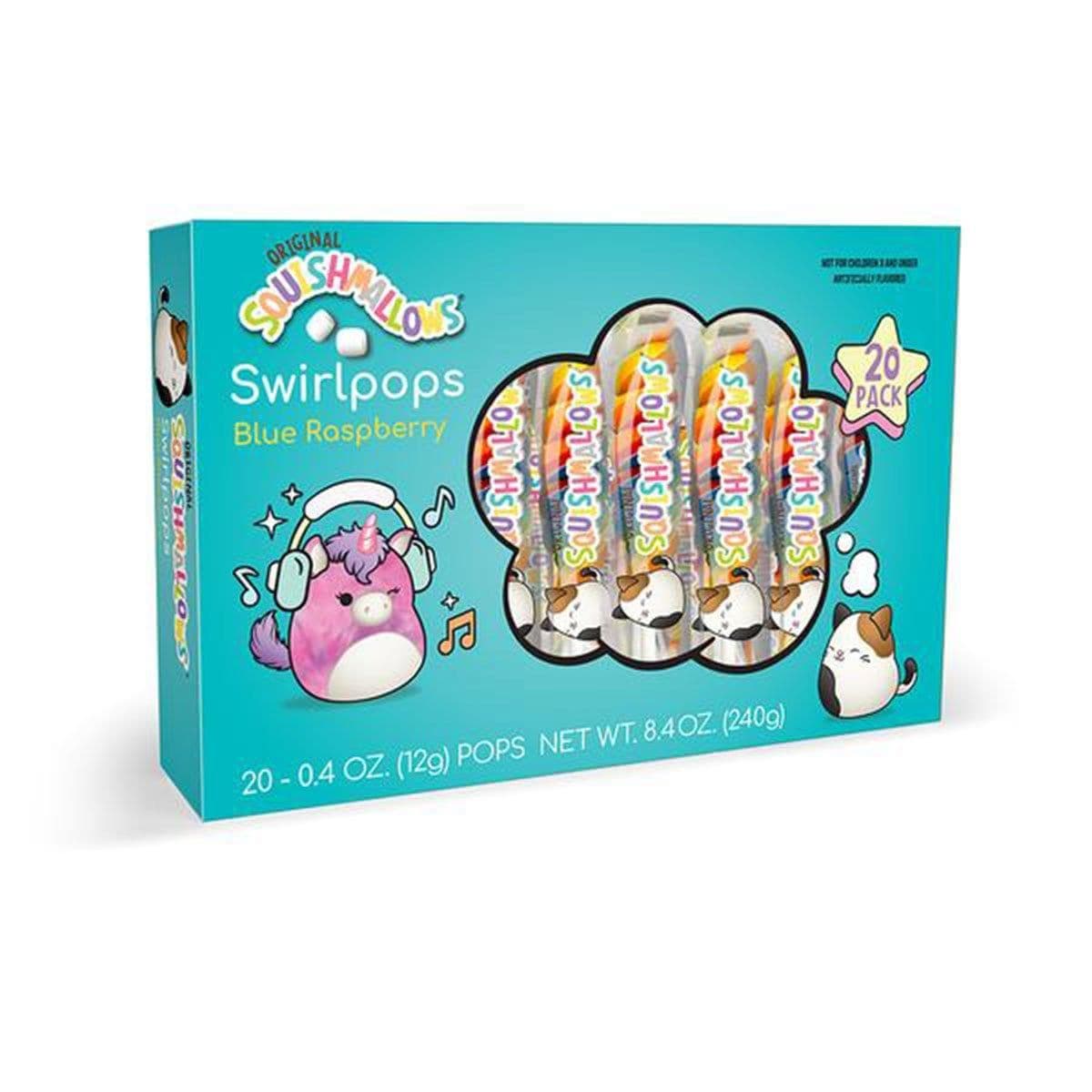Squishmallow, Swirl Pops 240g., 20/Pkg | Party Expert