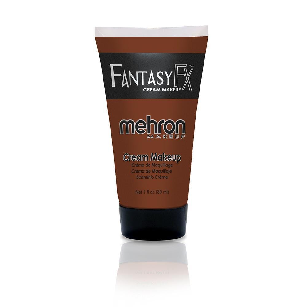 Mehron Fantasy FX Dark Brown Cream Makeup Tube, 1 Ounce – Party Expert