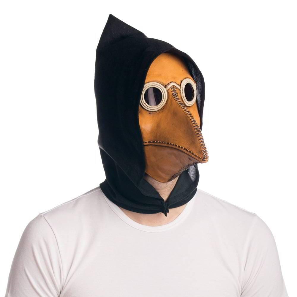 Steampunk Plague Doctor Mask with Hood | Party Expert