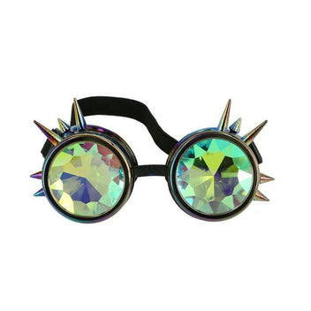 Rainbow Steampunk Goggles | Party Expert